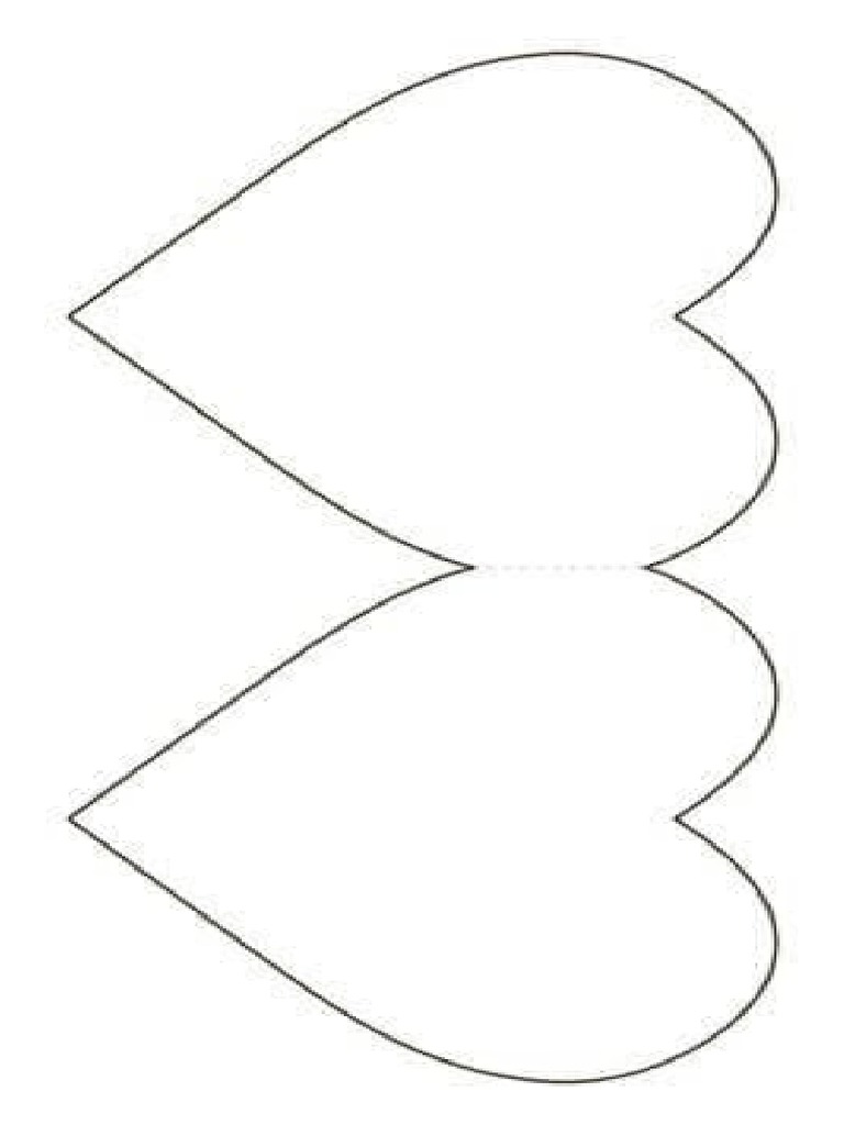 Molde de Tarjeta de Corazon | PDF