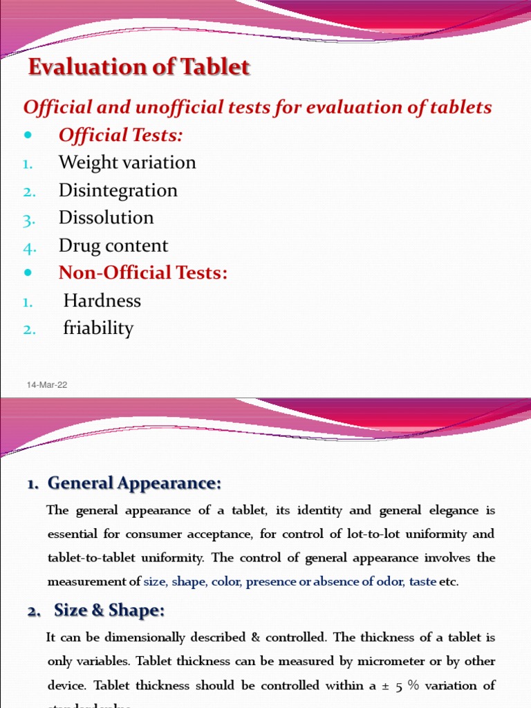 Tablets Part III | PDF | Tablet (Pharmacy) | Solvation
