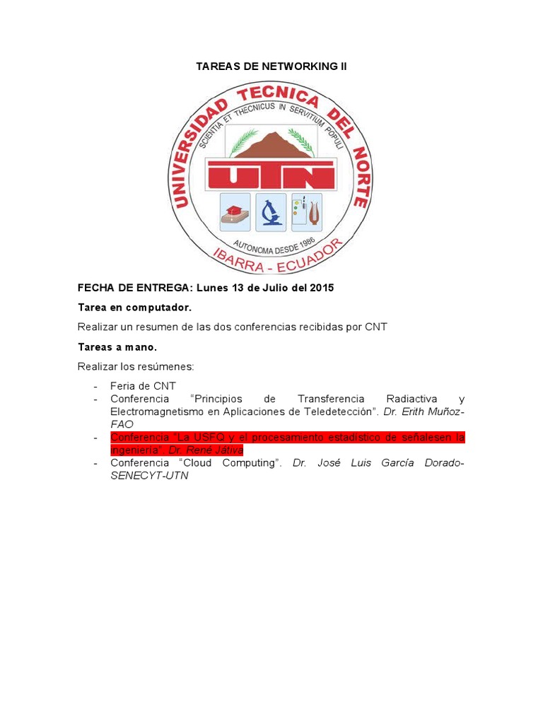 Tareas de Networking Ii | PDF