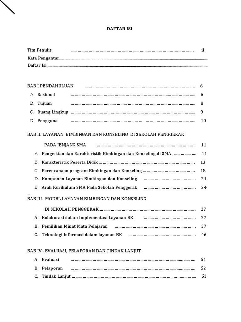 Model Layanan BK Sma - PSP | PDF | Karier & Perkembangan