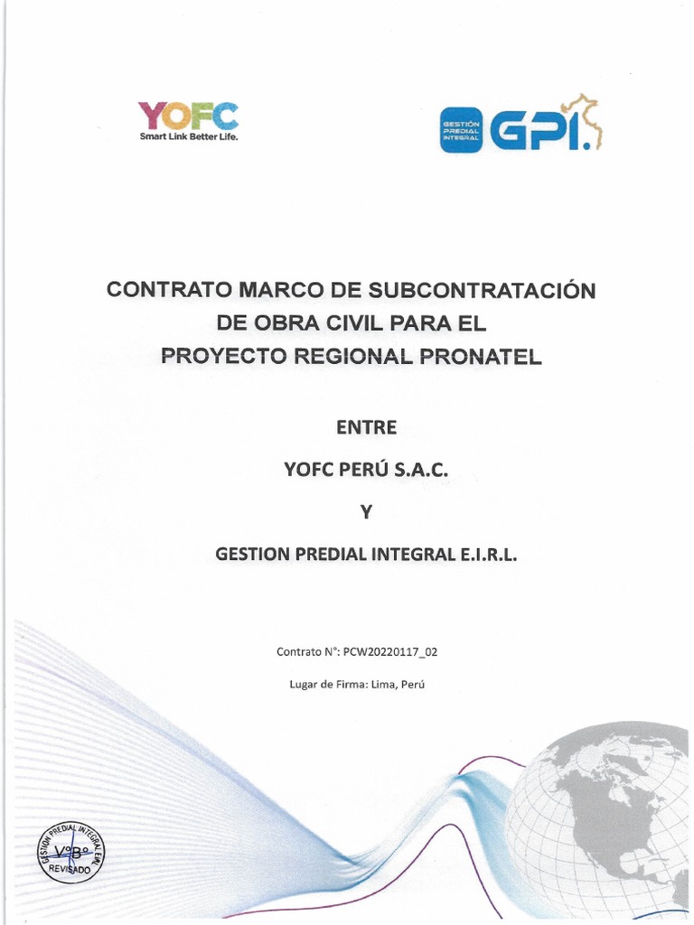 GPI Framework Contract - PDF | PDF
