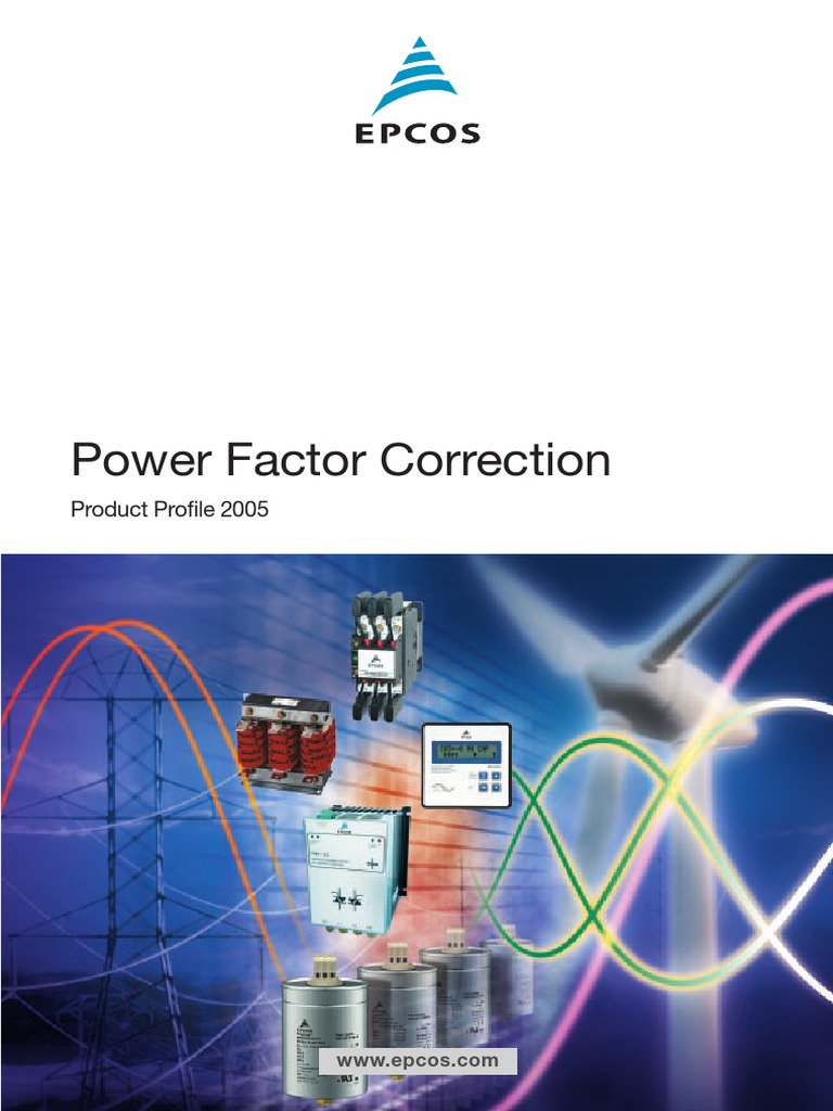 EPCOS PFC Catalogo 2005 | PDF | Capacitor | Fuse (Electrical)