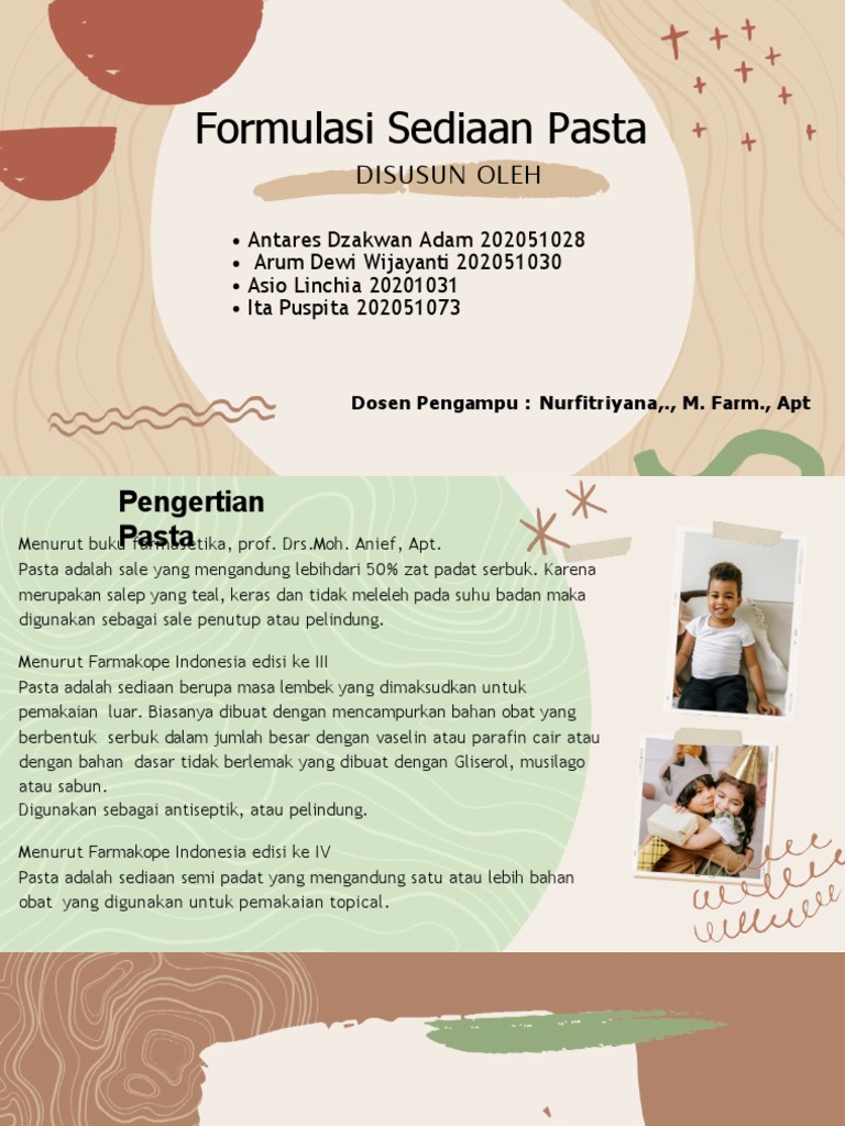 Kel 3 Formulasi Sediaan Pasta - Liquid-Semi Solid | PDF