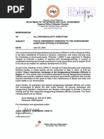 ADVISORY-DEFERMENT ON THE CONDUCT OF AUDIT FOR THE BARANGAY PEACE AND ...