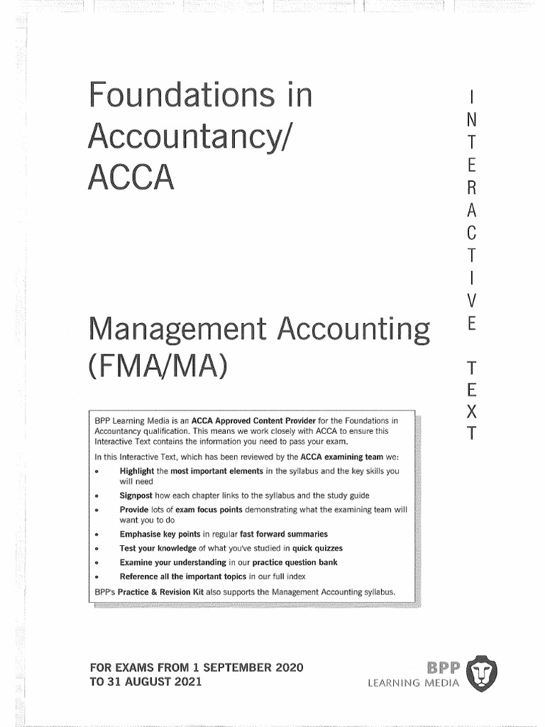 BPP Learning Media - ACCA FMA - FA Foundations in Accountancy ... BPP Learning Media - ACCA FMA - FA Foundations in Accountancy ...