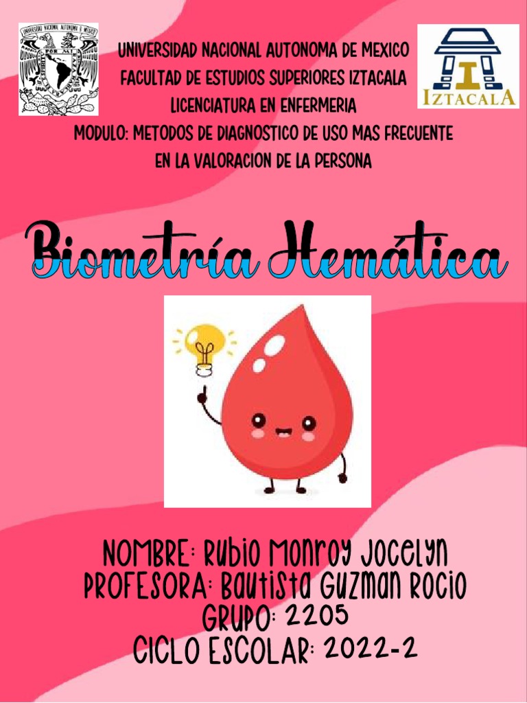 Biometría Hemática: Diagnóstico y Uso | PDF | Sangre | Glóbulo rojo