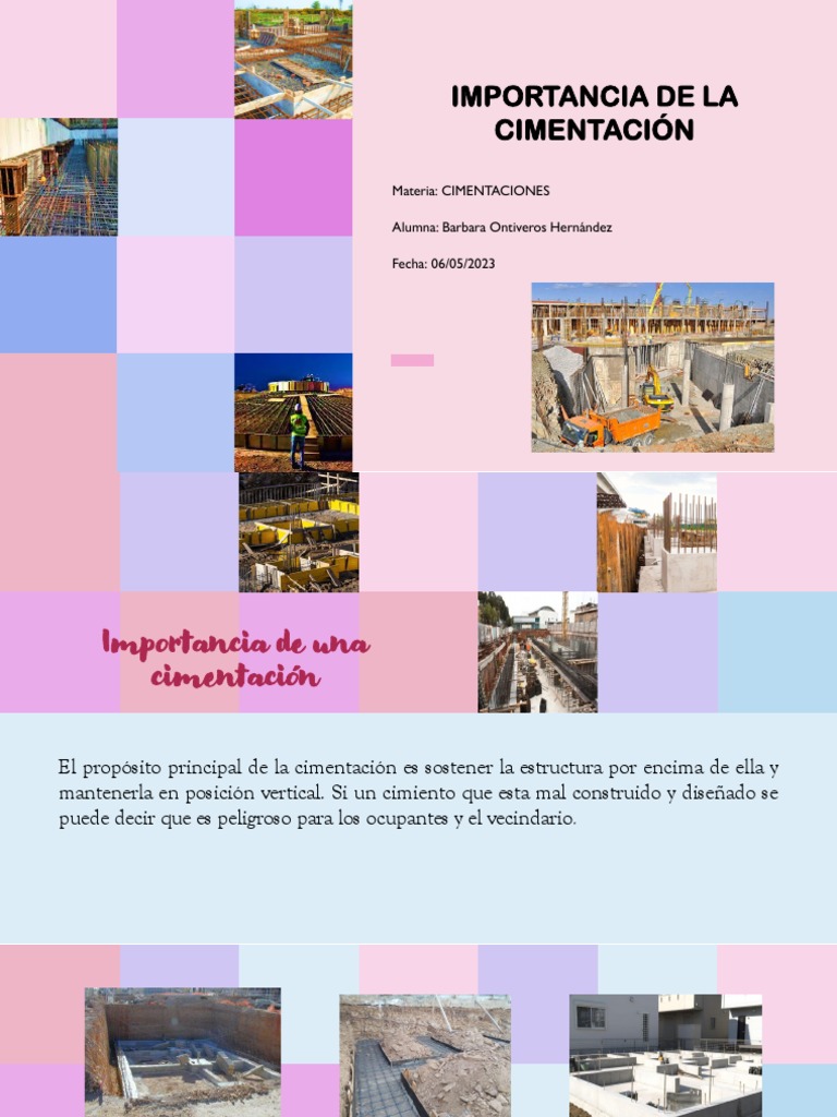 Importancia de La Cimentación | PDF | Fundación (Ingeniería) | edificio