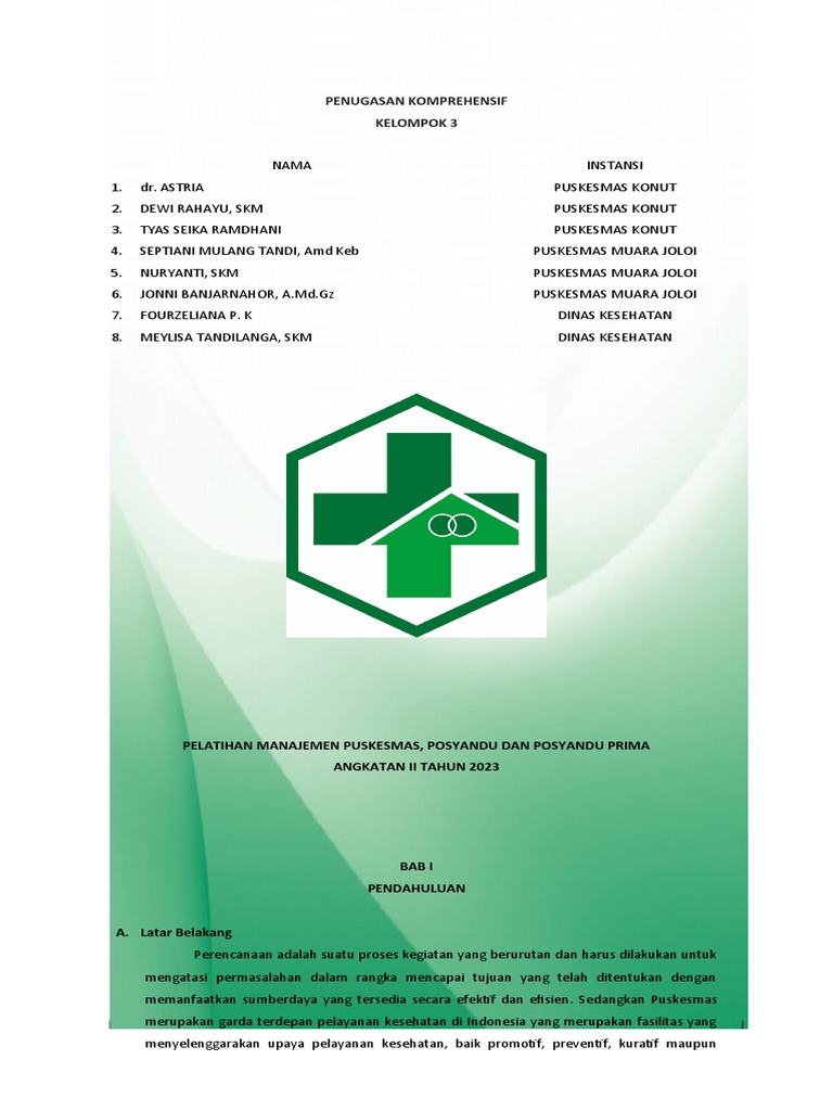 Penugasan Komprehensif Angkatan 2 Kelompok 3 | PDF