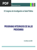 Chequeo Prevenimss | PDF | Asistencia sanitaria preventiva | Enfermería