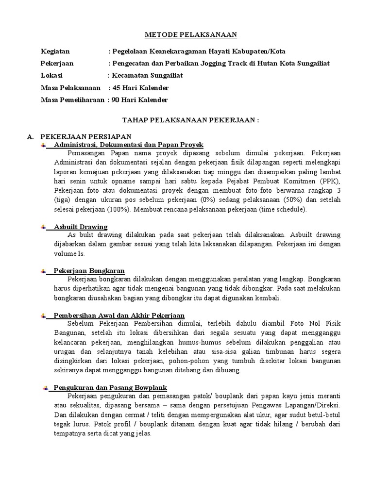 Metode Pengecatan Hutan Kota (Edit) | PDF