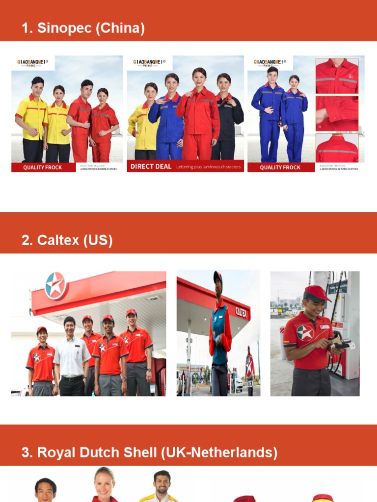 Gas Station Uniforms by Company | PDF | Technology & Engineering