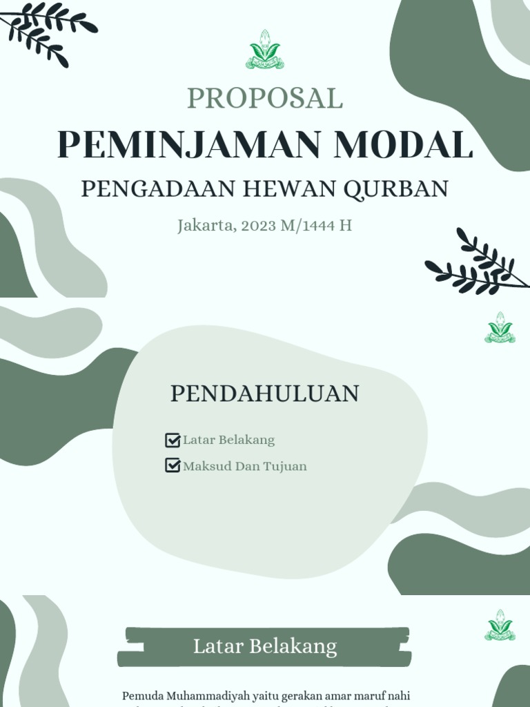 Proposal Peminjaman Modal PDF | PDF