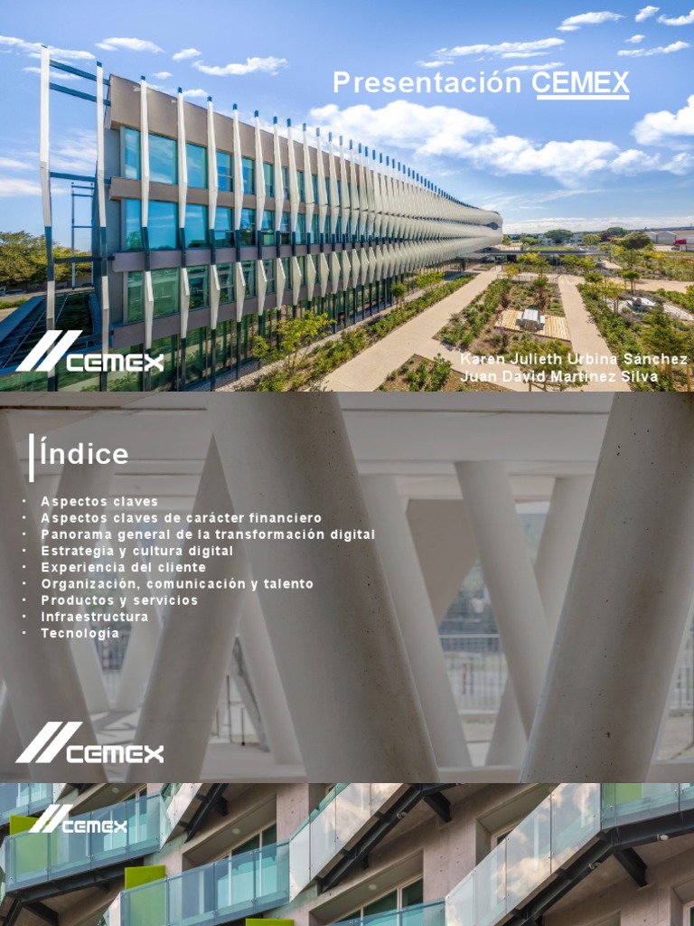 Presentacion Cemex | Descargar gratis PDF | Cemento | Economias