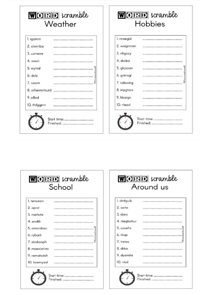 Word Scrab | PDF