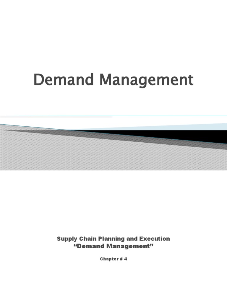 4 Demand Mangagment Lecutre 4 Pdf
