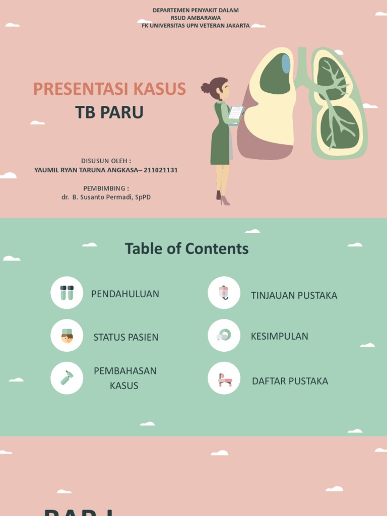 Presentasi Kasus: TB Paru | PDF