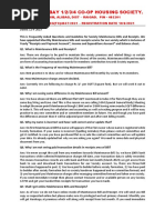 Housing-society-maintenance-bill-format-01 | PDF | Payments