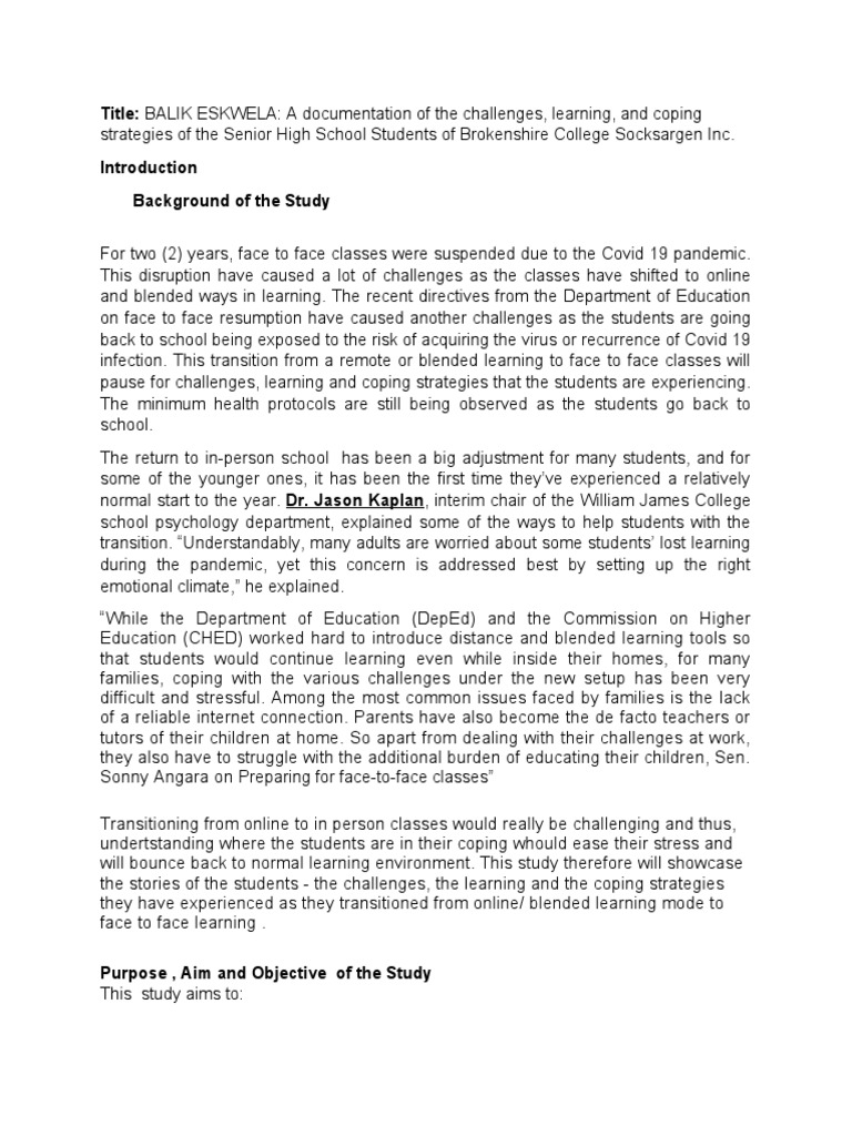 Concept Paper | PDF | Learning | Educational Technology Concept Paper | PDF | Learning | Educational Technology
