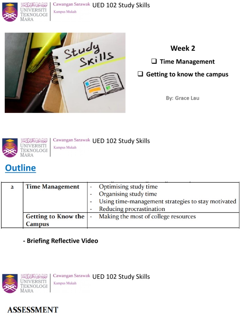 UED102 Week 2 Lecture | PDF | Procrastination | Professional Skills UED102 Week 2 Lecture | PDF | Procrastination | Professional Skills