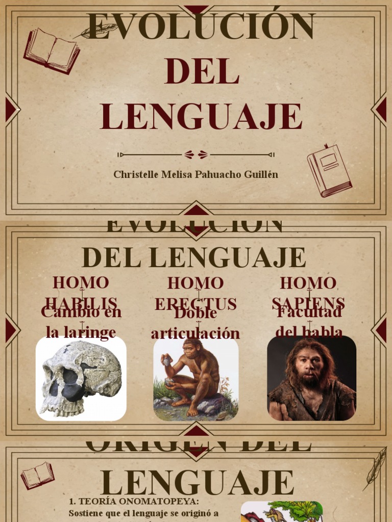 Origen y Evolución Del Lenguaje | PDF
