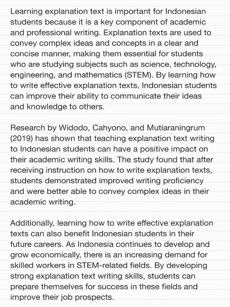 Explanation Text | PDF