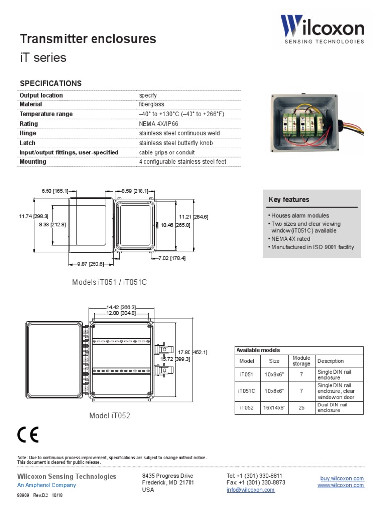 T Enclosure Series Spec (98909) D.2-1595820 | PDF | Electrical Engineering