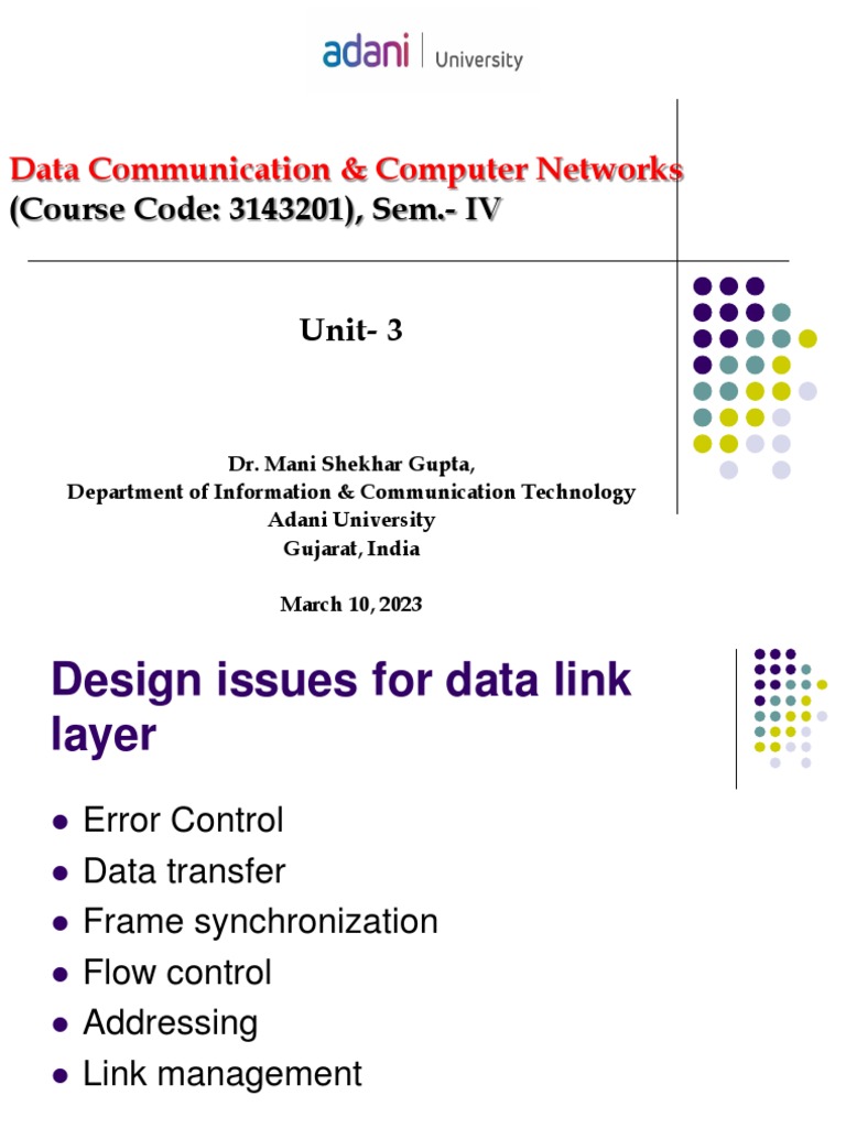 DCN Unit 3 PDF | PDF | Network Protocols | Communications Protocols