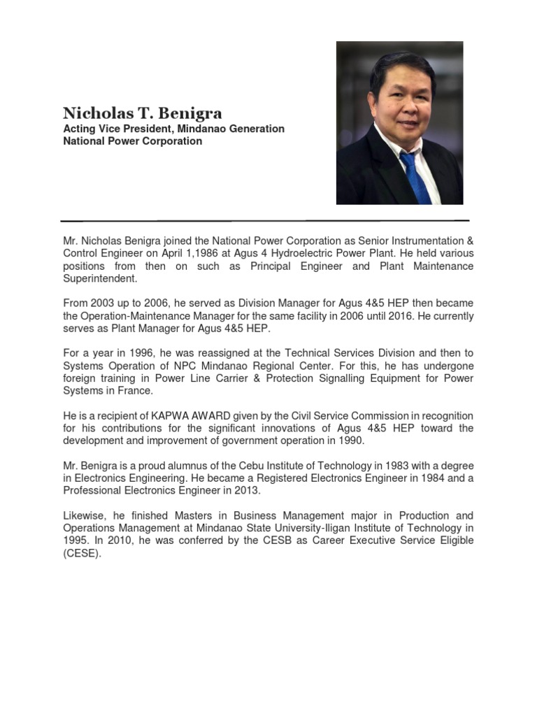 Agus 4 and 5 Plant Manager | PDF