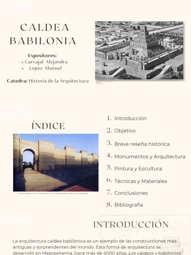 Arquitectura Caldea Babilónica: Historia y Monumentos | PDF | Babilonia ...