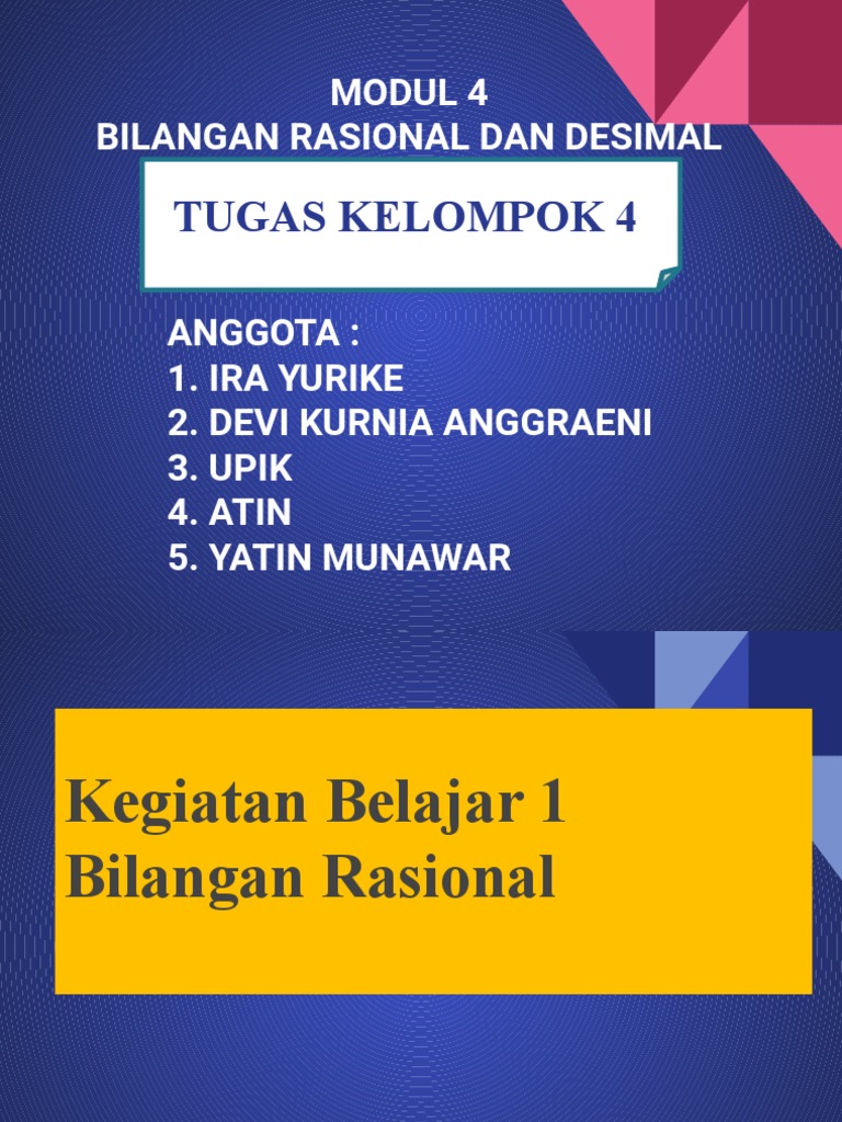 Bilangan Rasional & Desimal: Konsep & Tantangan Siswa | PDF | Metode ...