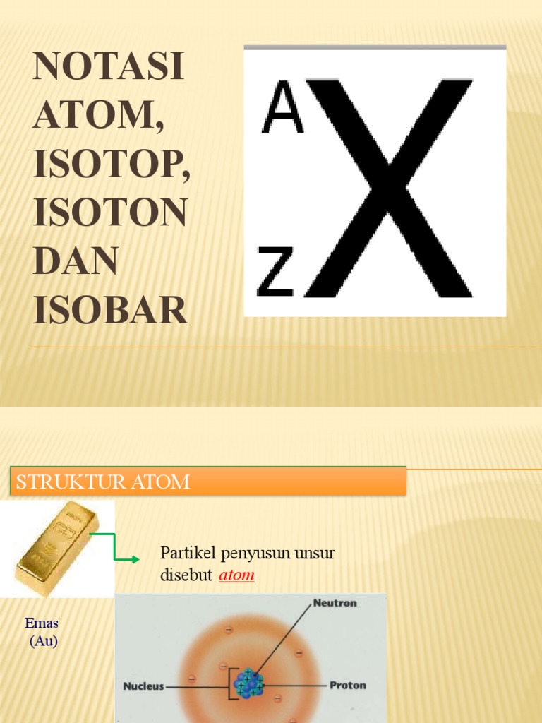 Notasi Atom Pertemuan 2 KD 3.2 | PDF