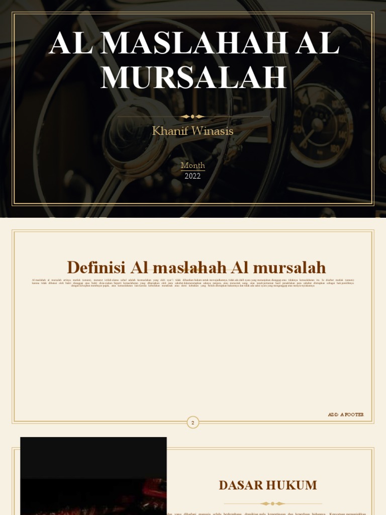 Al Maslahah Al Mursalah | PDF