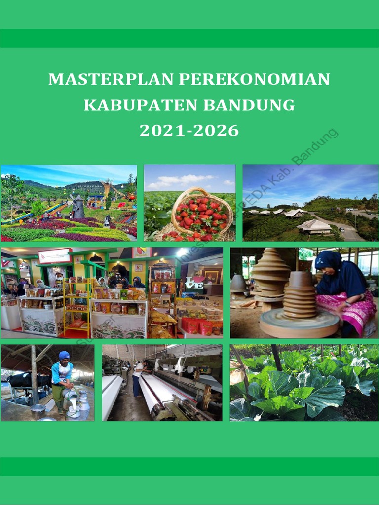 Masterplan Ekonomi Kabupaten Bandung 2021-2026 | PDF