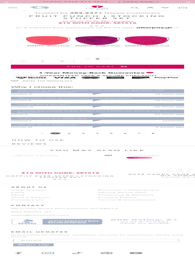 Fruit Punch Stocking Stuffer Set - Revel Nail PDF | PDF