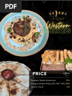 Nustro Steakhouse Menu Overview | PDF | Sauce | Salad