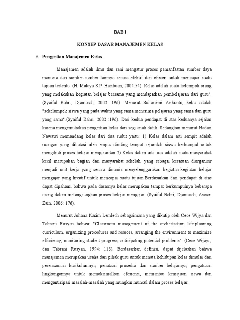 Resume Buku Manajemen Kelas | PDF | Karier & Perkembangan | Pengembangan Diri