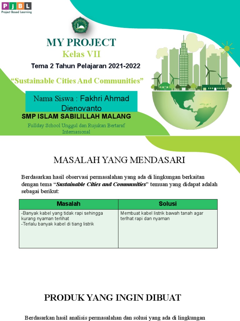 TEMPLATE PJBL TEMA 2 KELAS 7_EDIT Fakhri 7E | PDF