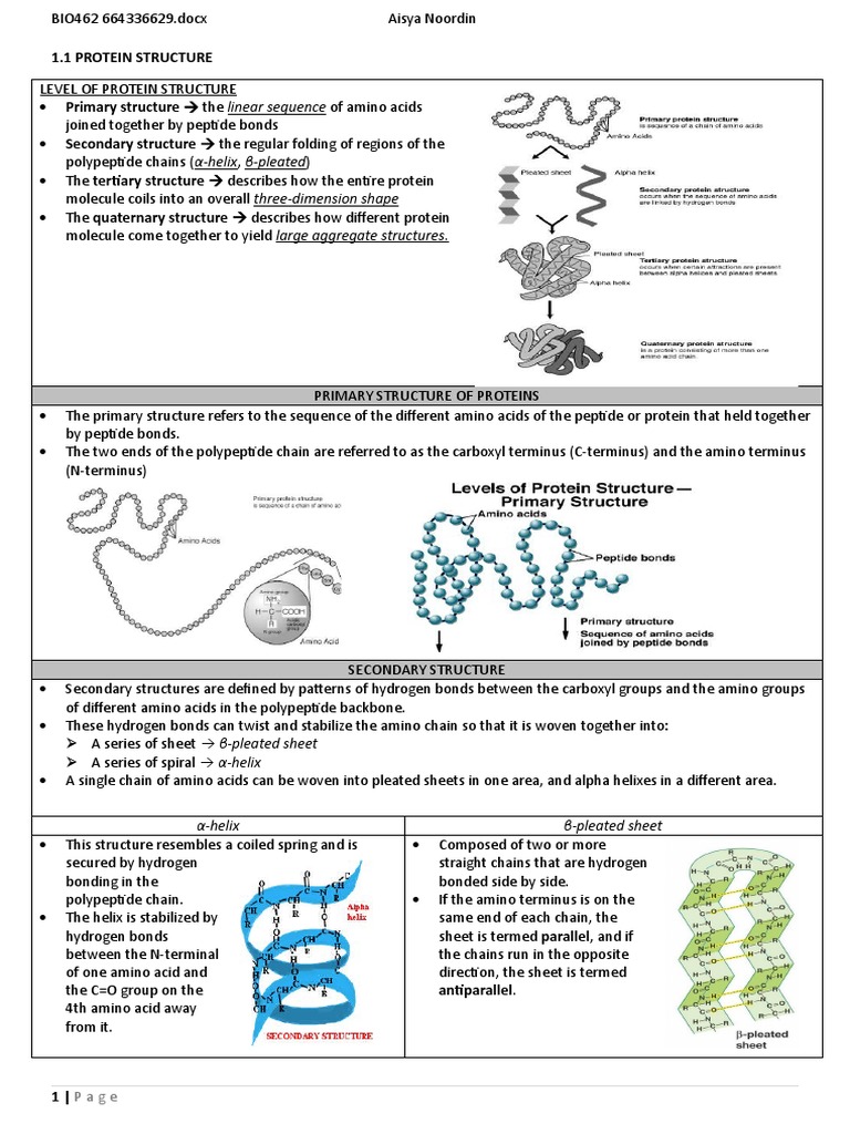 Chapter 3 Proteins & Proteins Purification Techniques | PDF | Protein ...