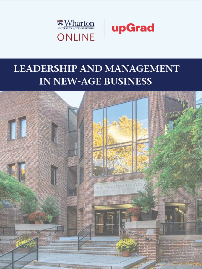 Wharton Leadership & Management Program | PDF | Wharton School Of The ...