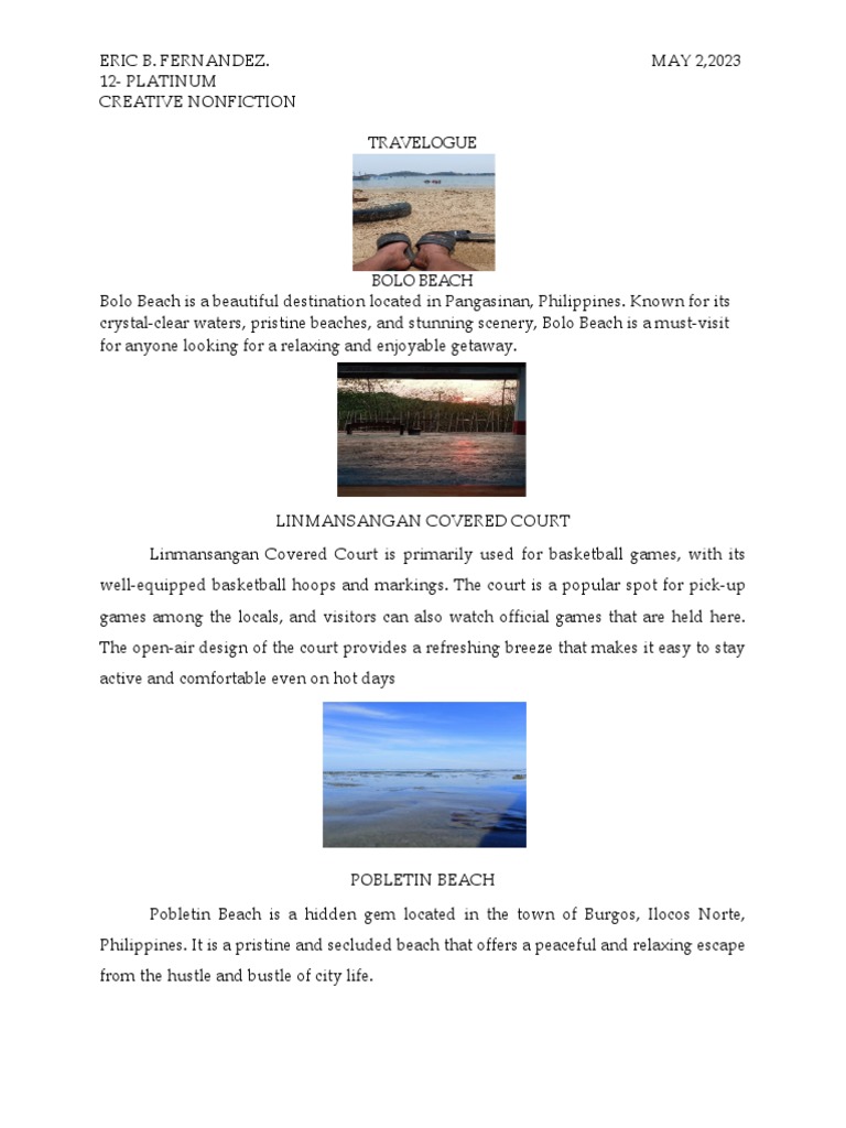Travelogue 06 | PDF