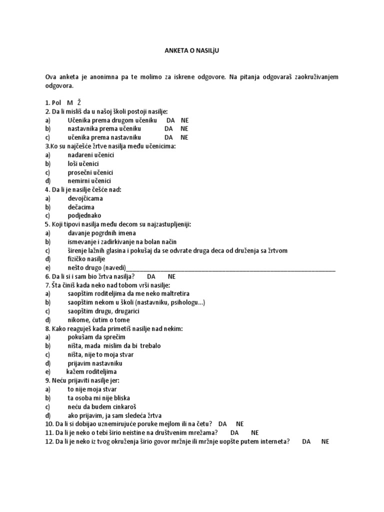 anketa-o-nasilju | PDF