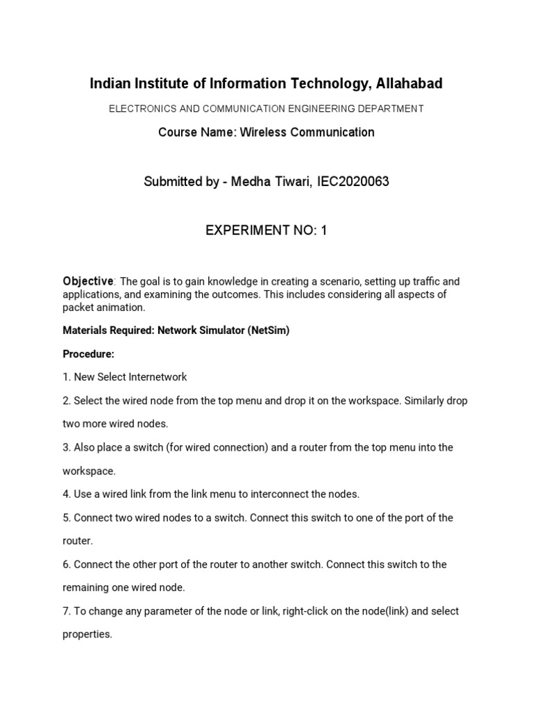 IEC2020063 PWC Netsim | PDF | Network Topology | Routing