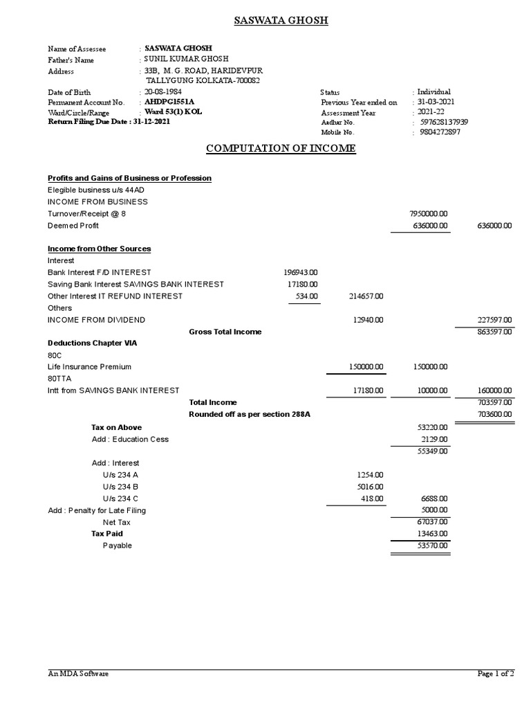 COMP | PDF | Taxes | Income