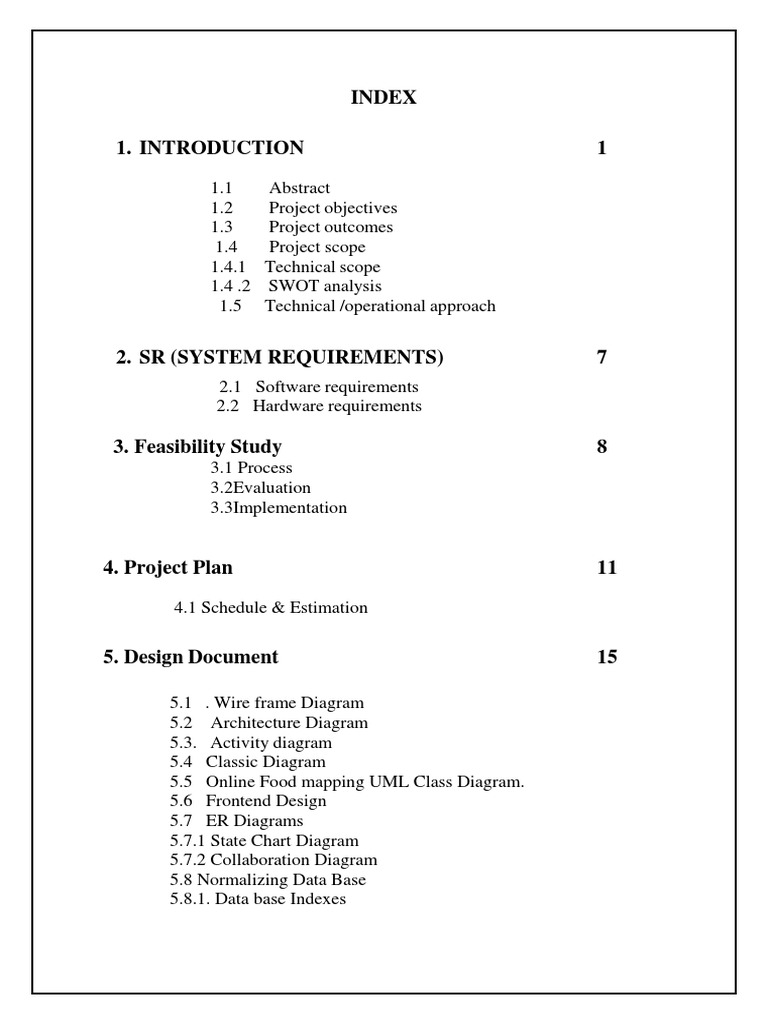 Restaurant Manegement System | PDF | Database Index | Feasibility Study