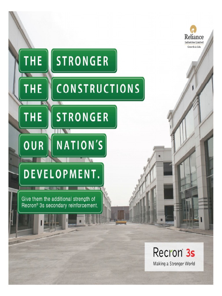 Recron-3s Brochure-2015 PDF | PDF