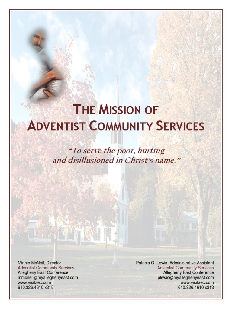 Adventist Community Services Mission Guide | PDF | Seventh Day ...