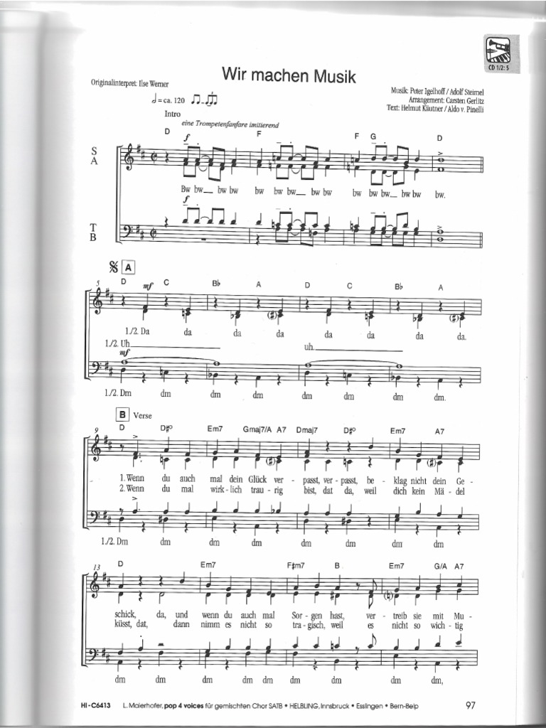 Wir Machen Musik PDF | PDF