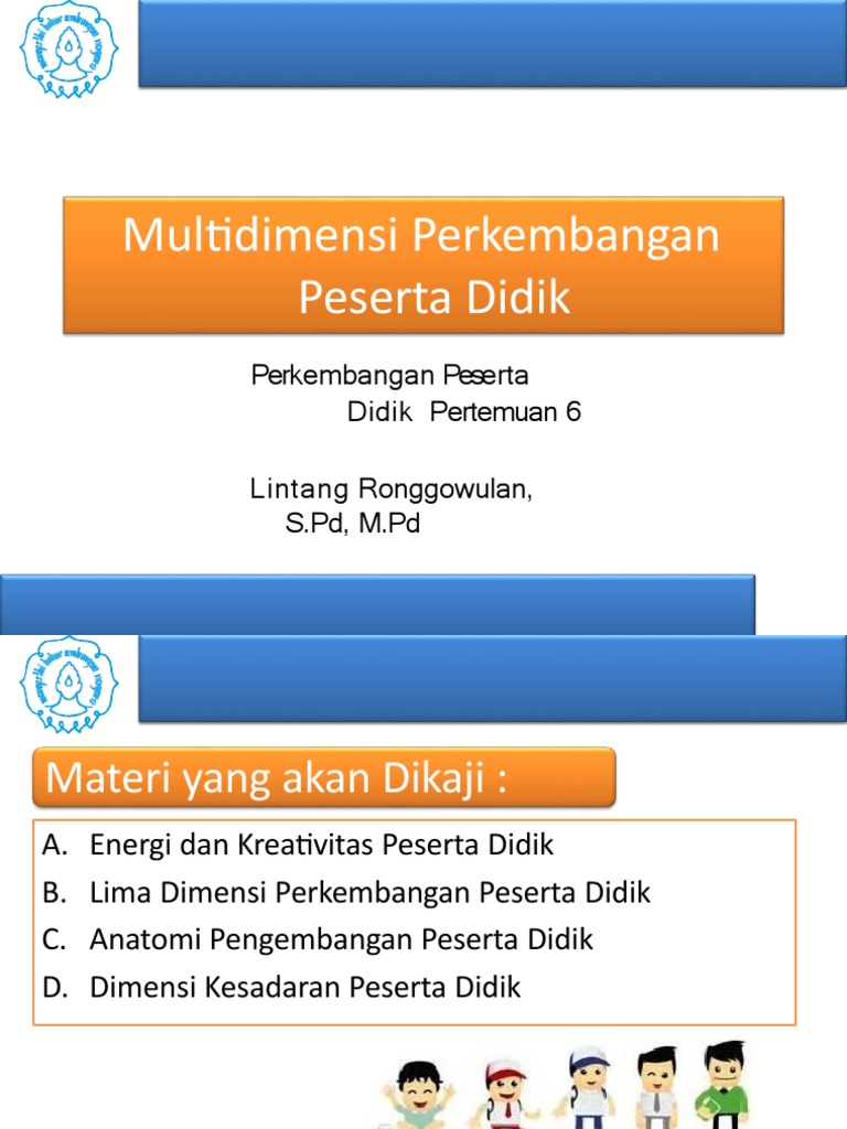 Multidimensi Perkembangan Peserta Didik | PDF | Karier & Perkembangan | Pengembangan Diri