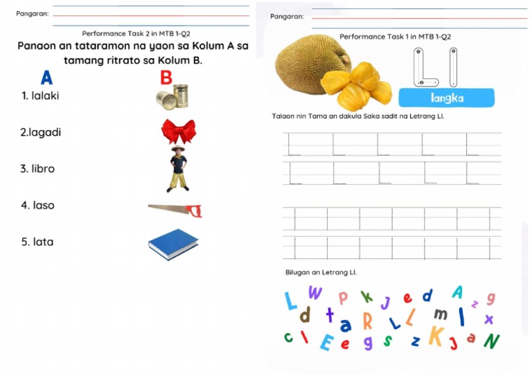 Performance Task (MTB 2nd Quarter) | PDF