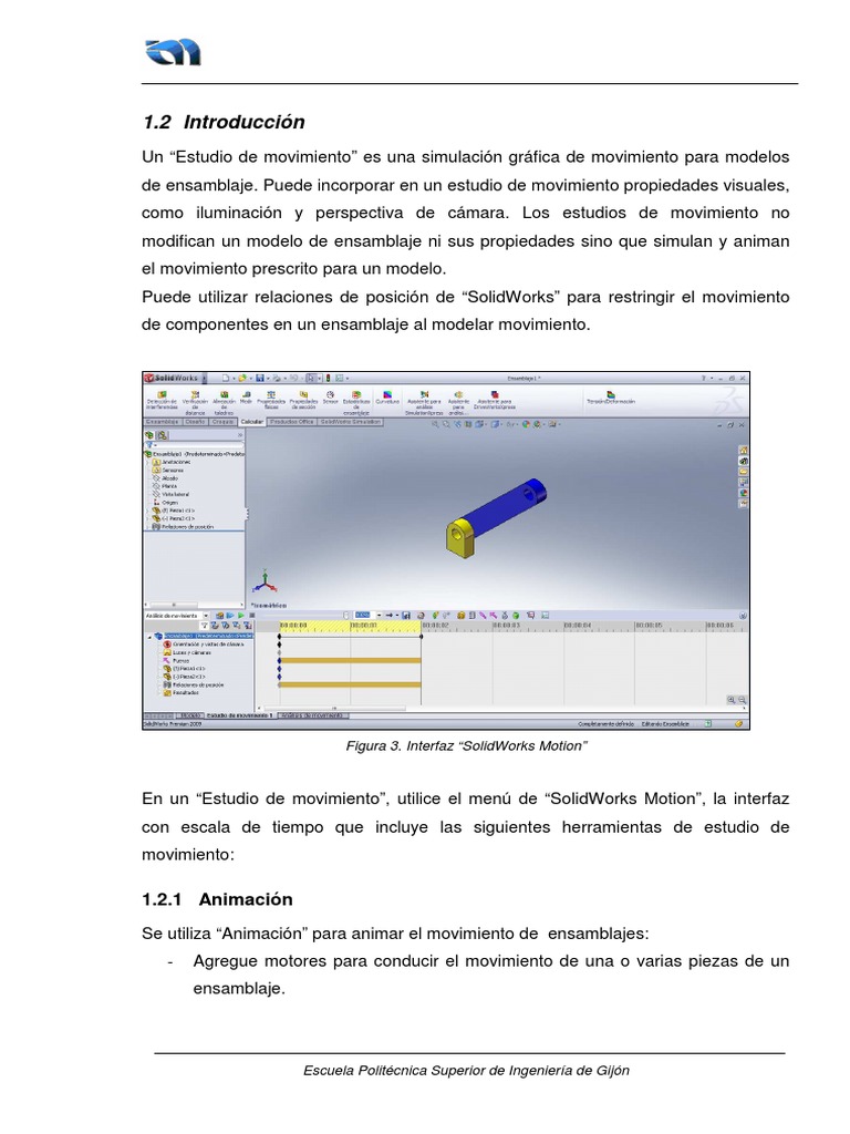 1 Ayuda Solidworks Motion 2 | PDF